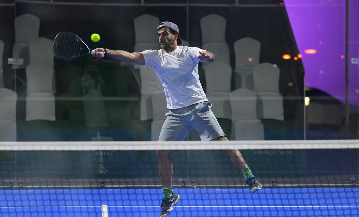 Employees show good Padel skills in QOC Ramadan Tournament