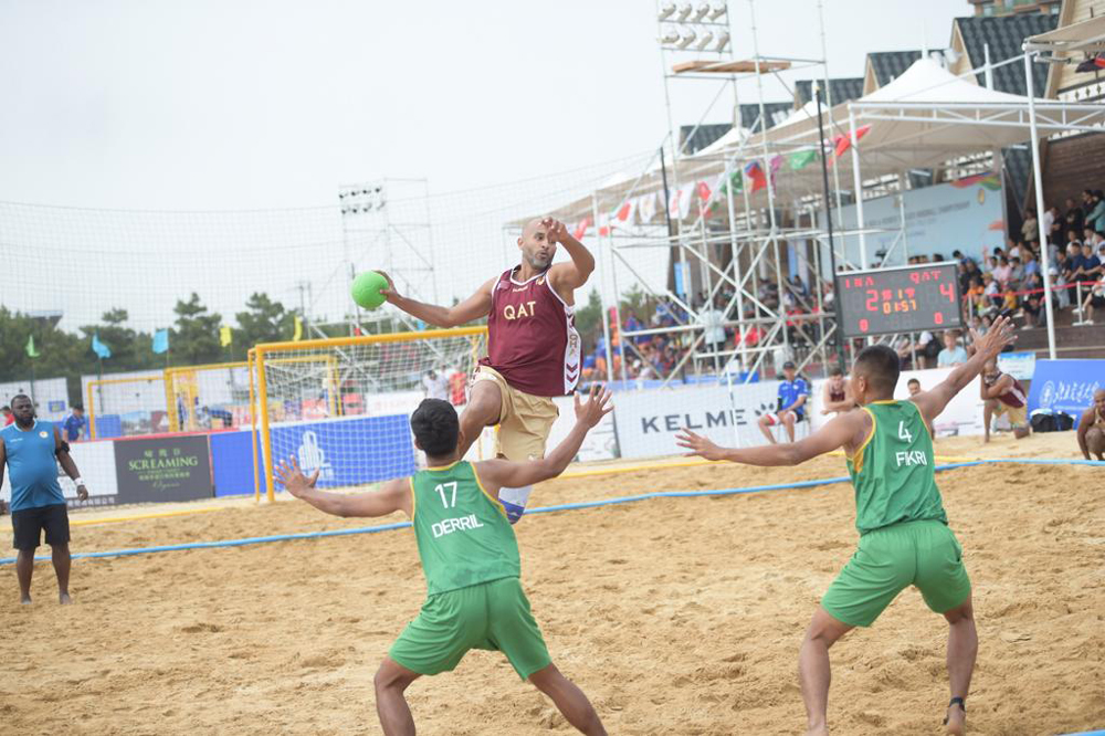 Qatar defeat Philippines in Asian Beach Handball Championship